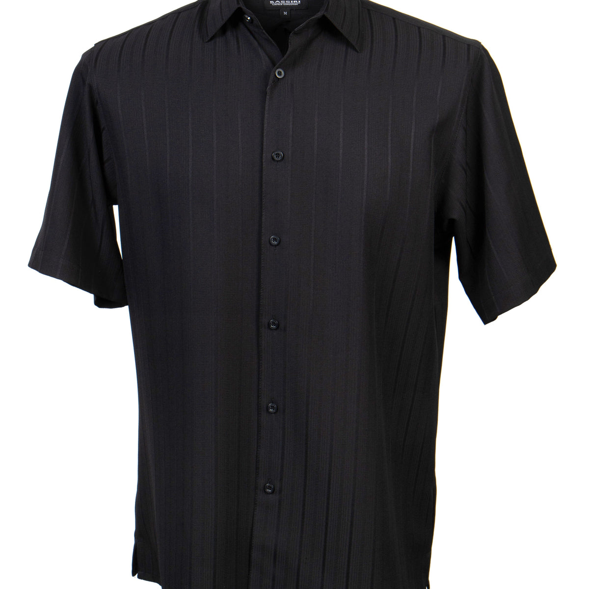 Regent's Line Black Vertical Stripe Microfiber Shirt – Timeless Appeal ...