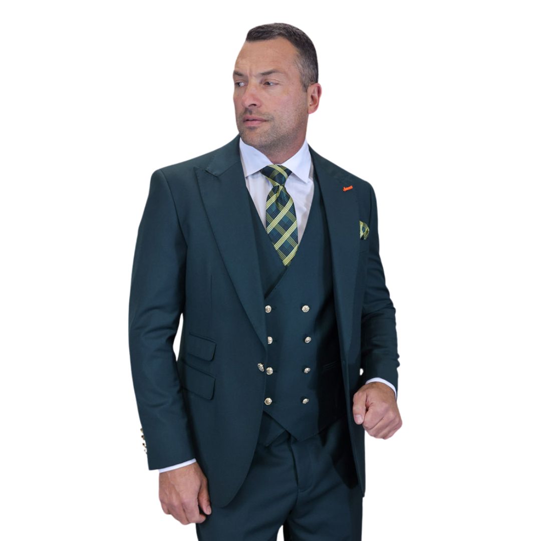 Statement Hunter 3-Piece Modern Fit Suit – Suits & More