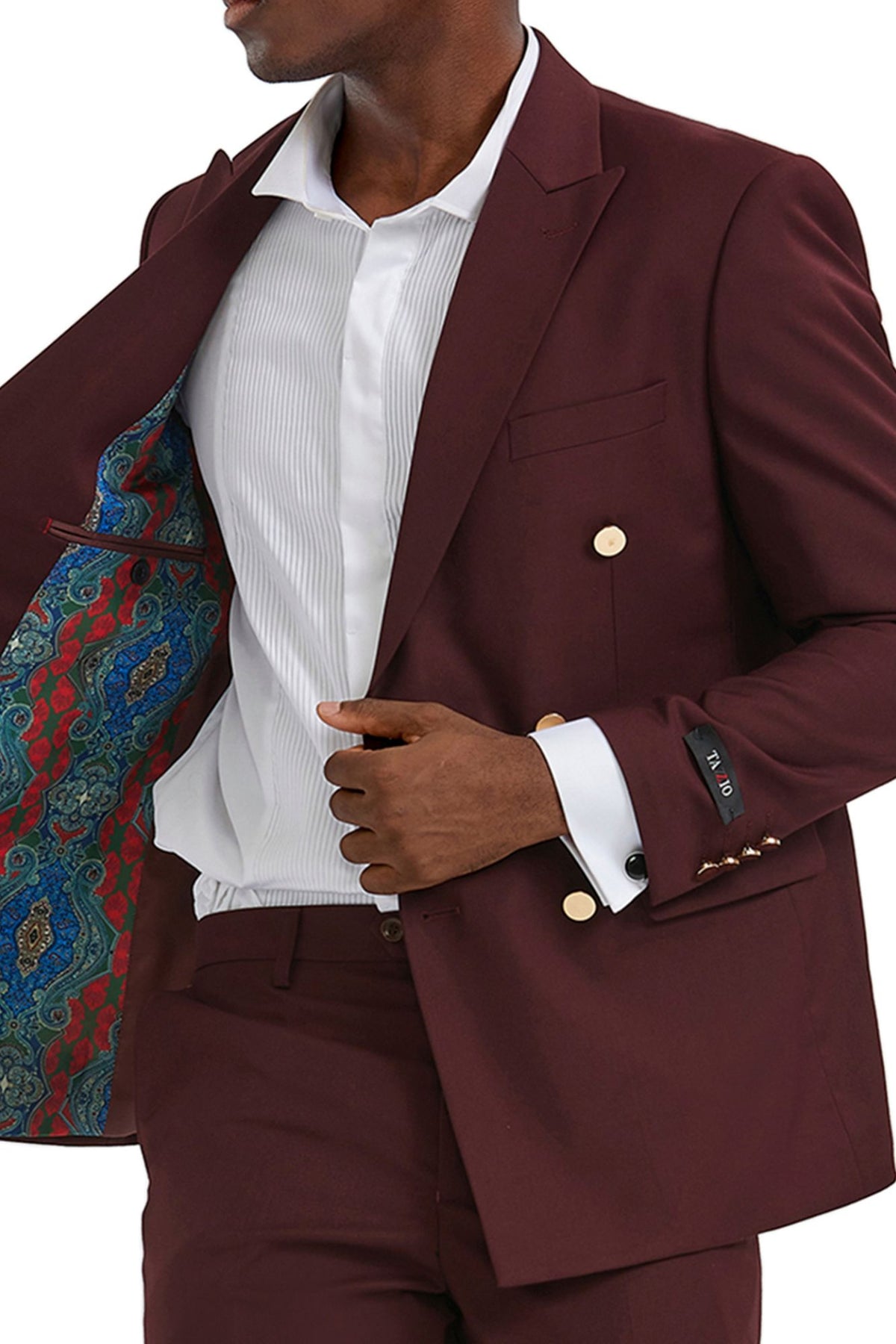 Burgundy Suits for Bold Men - Suits & More