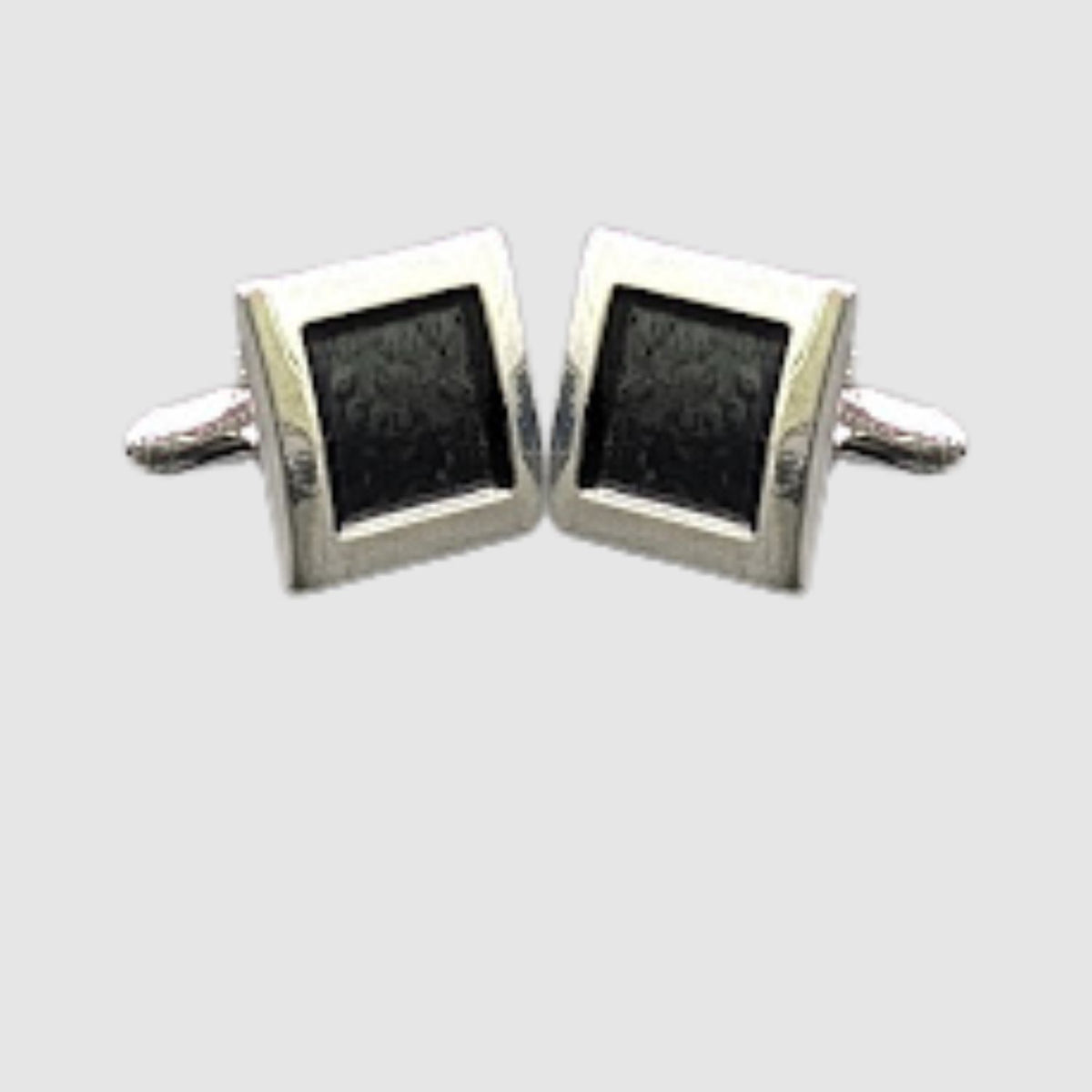 Modern Square Black Cufflinks – Suits & More