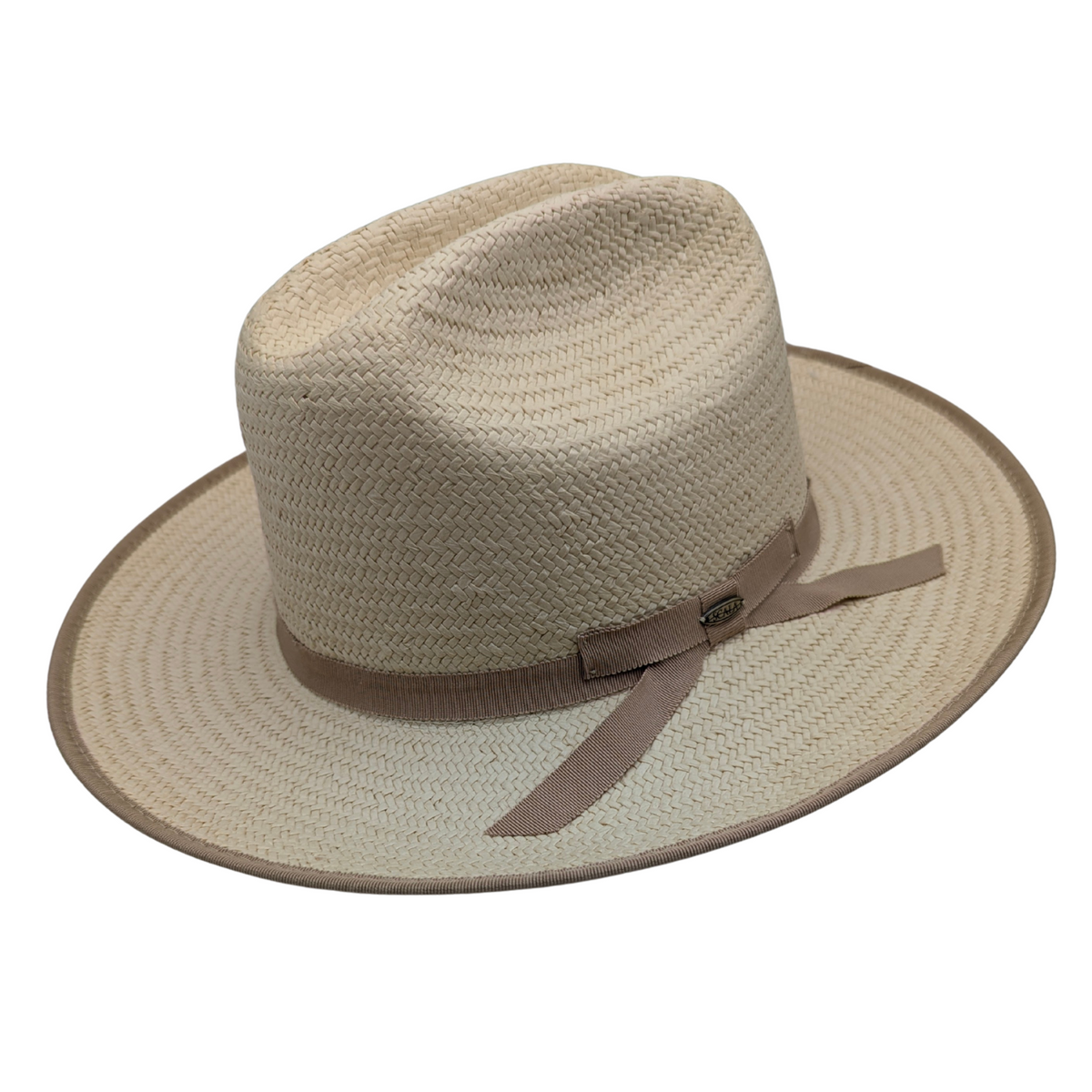 Roadman Collection: Scala Natural 3 Inch Brim Center Dent Hat with Gro ...