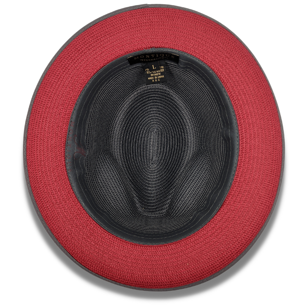 Men's Red Bottom Fedora Hats - Elevate Your Style | SuitsAndMore ...