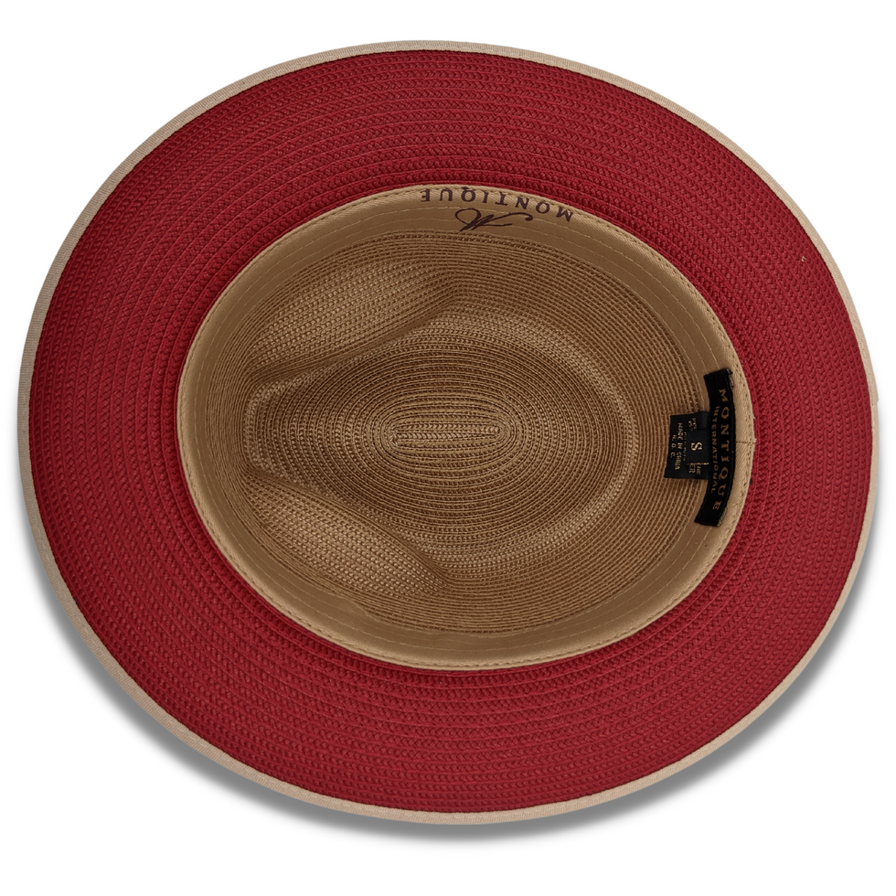 Men's Red Bottom Fedora Hats - Elevate Your Style | SuitsAndMore ...