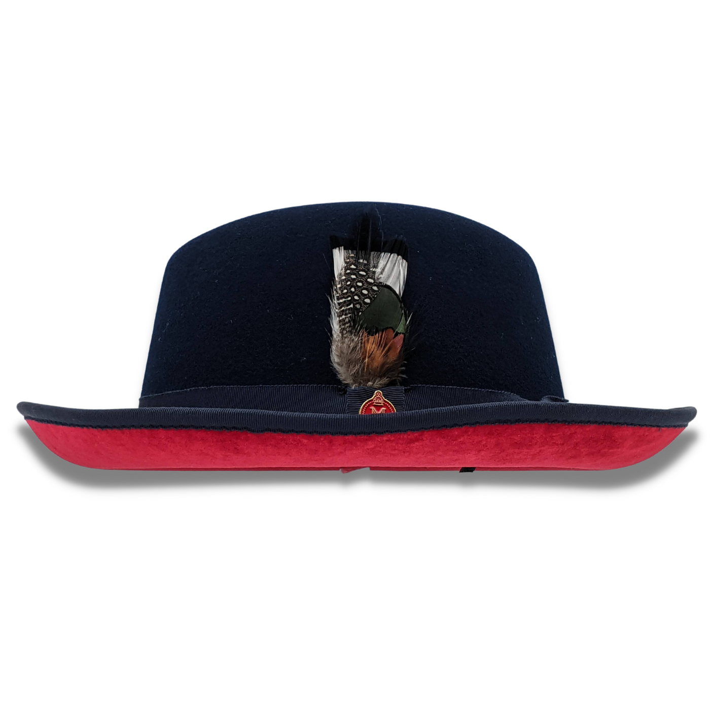 Men's Red Bottom Fedora Hats - Elevate Your Style | SuitsAndMore ...