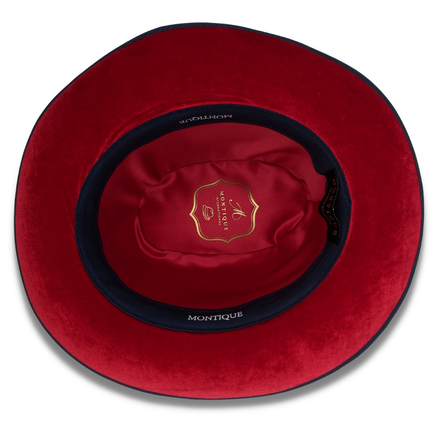 Men's Red Bottom Fedora Hats - Elevate Your Style | SuitsAndMore ...